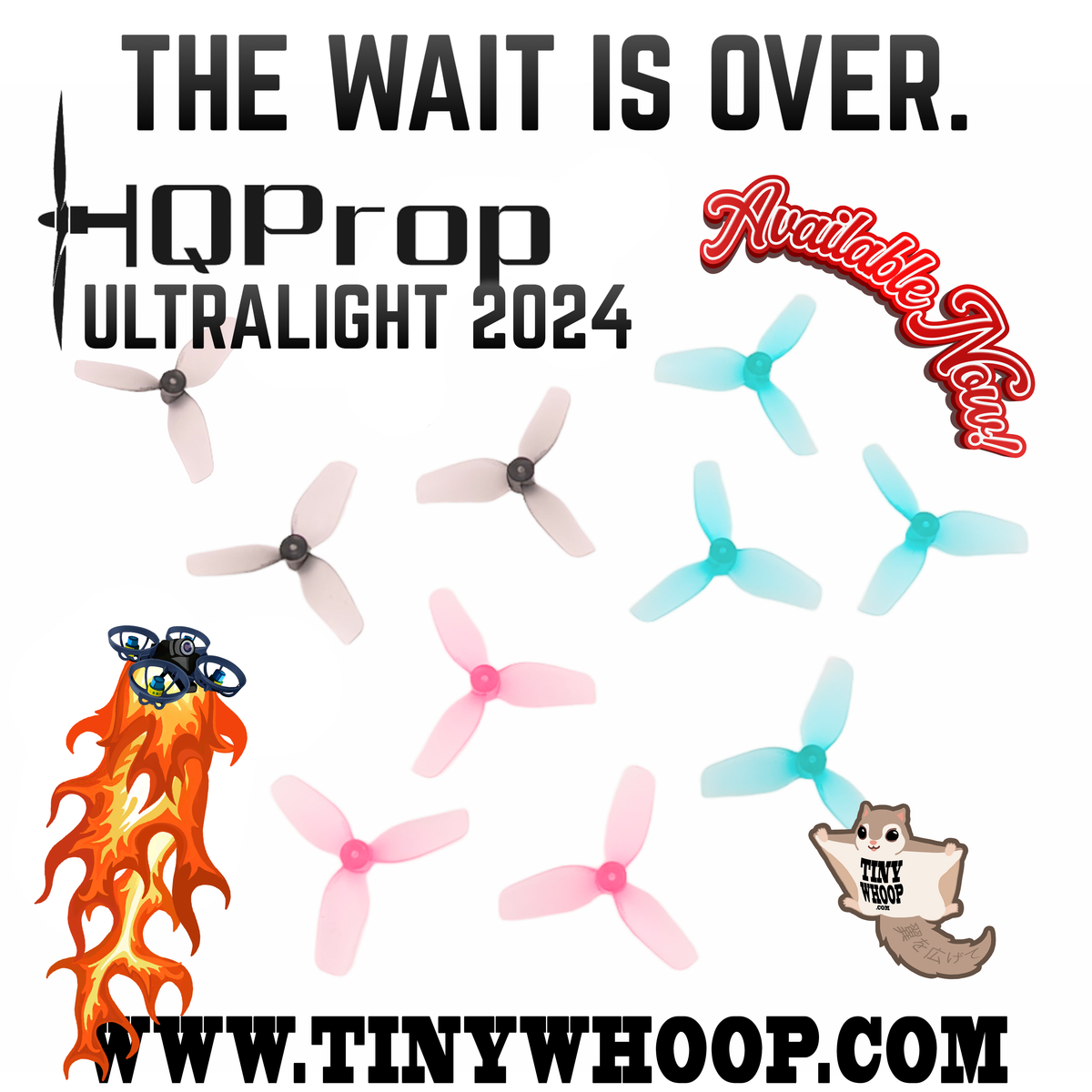 HQ Ultralight 31mm 3 Blade 2024 props are HERE!!! – Tiny Whoop