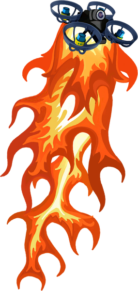 Rocket WHOOP Sticker – Tiny Whoop