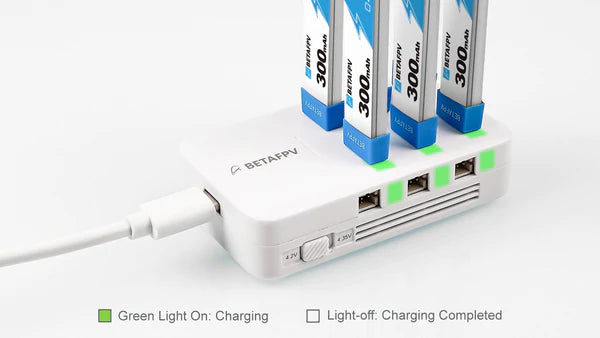 BetaFPV 6 Port 1S Charger & Adapter (US) – Tiny Whoop