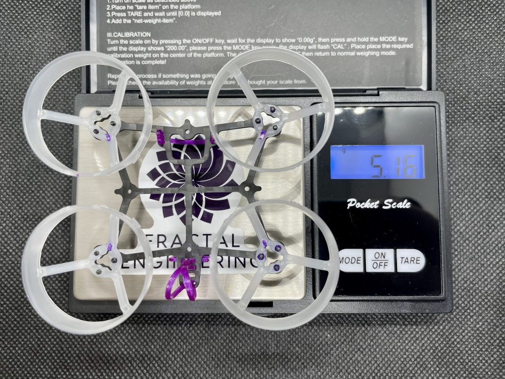 Fractal 65 LITE Brushless Frame Kit – Tiny Whoop